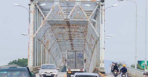 Cầu Bến Thủy 1 nối Nghệ An - Hà Tĩnh có dấu hiệu ăn mòn sau 34 năm sử dụng