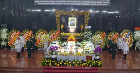 Lãnh đạo, nguyên lãnh đạo Đảng và Nhà nước viếng Đại tướng, Anh hùng ...